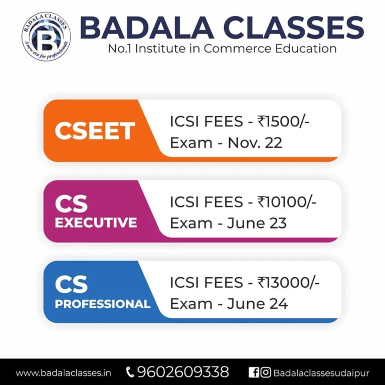 Badala Classes - Udaipur Darpan